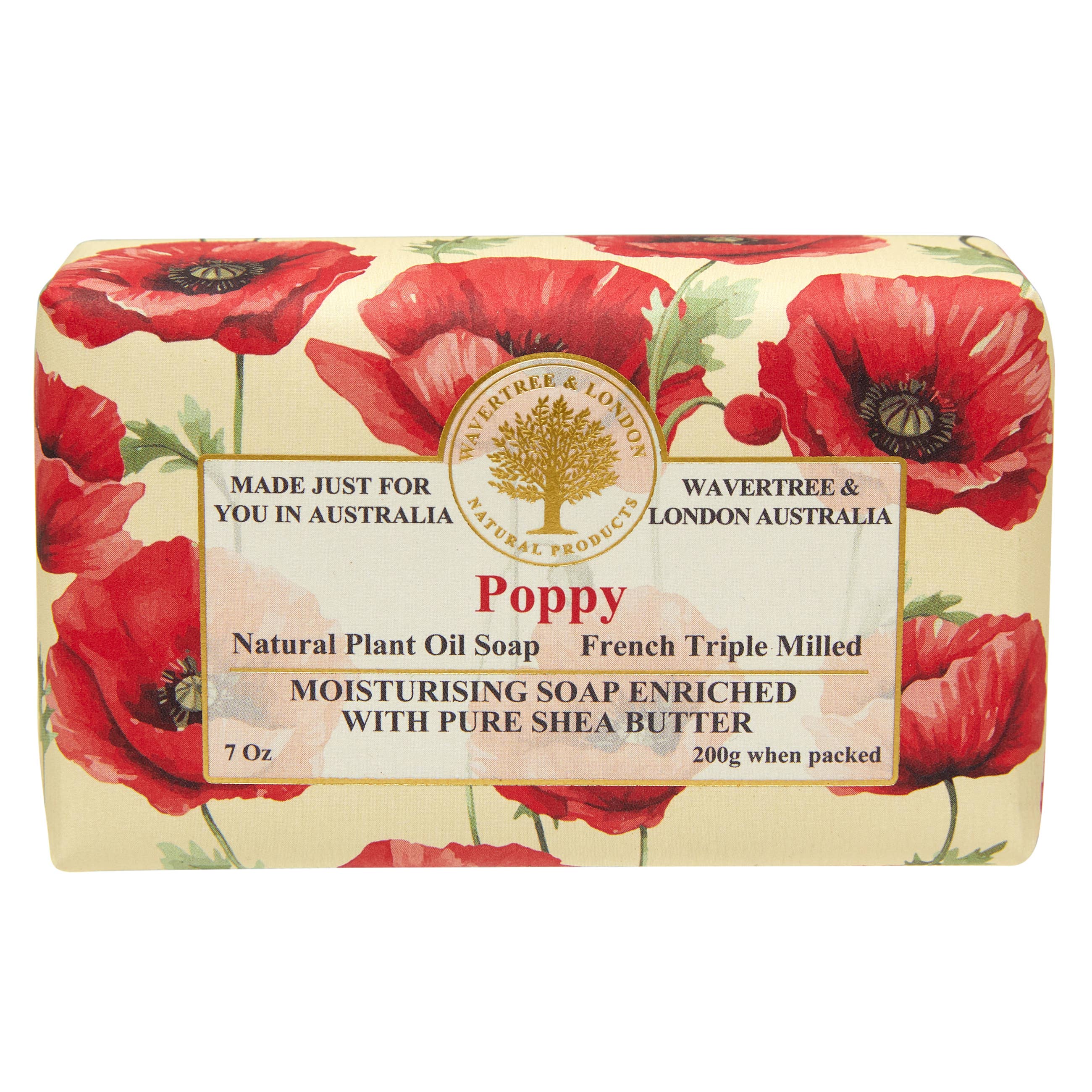 Wavertree & London Poppy Luxury Soap Bars – Ocanao British Shop