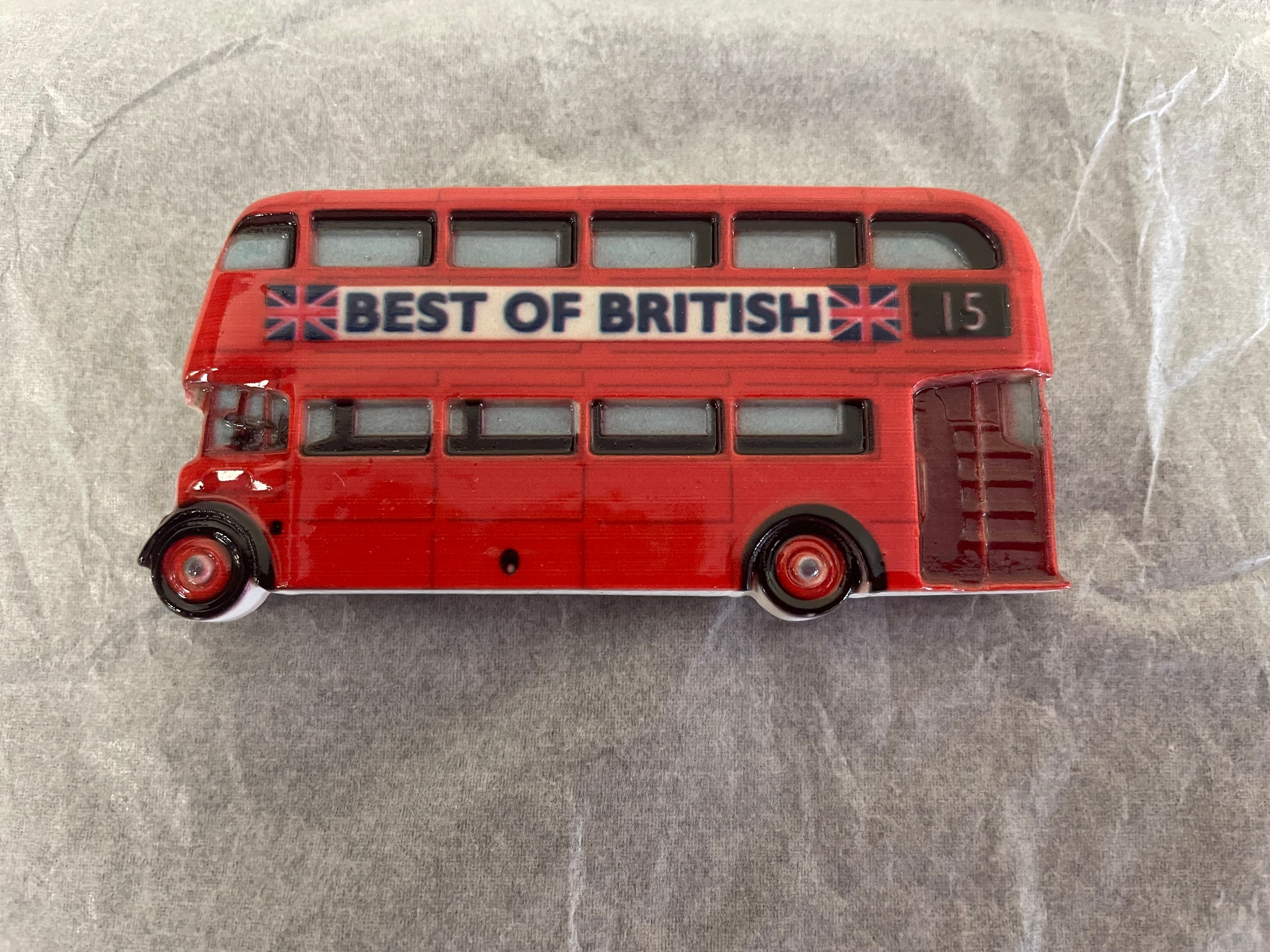British Red London Double Decker Bus Magnet – Ocanao British Shop
