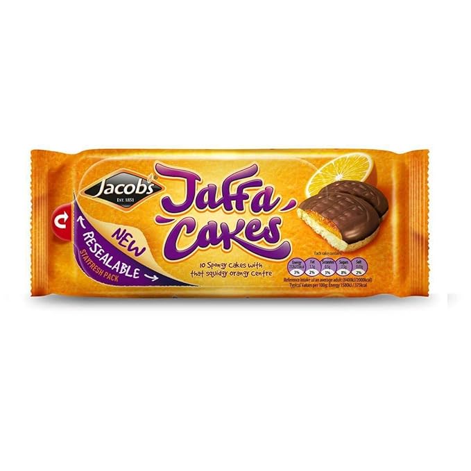 Jacob’s Jaffa Cakes 150g (buy 1 get 1 free) – Ocanao British Shop